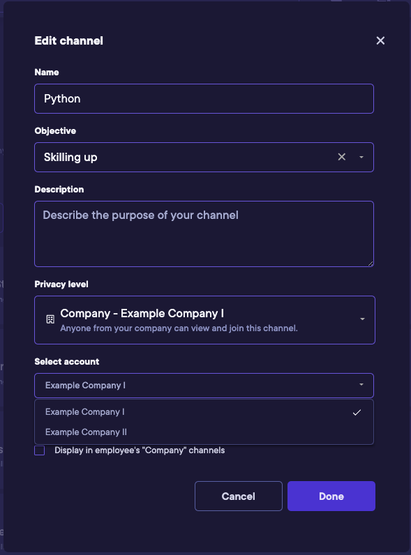 Introduction to channels – Pluralsight Help Center