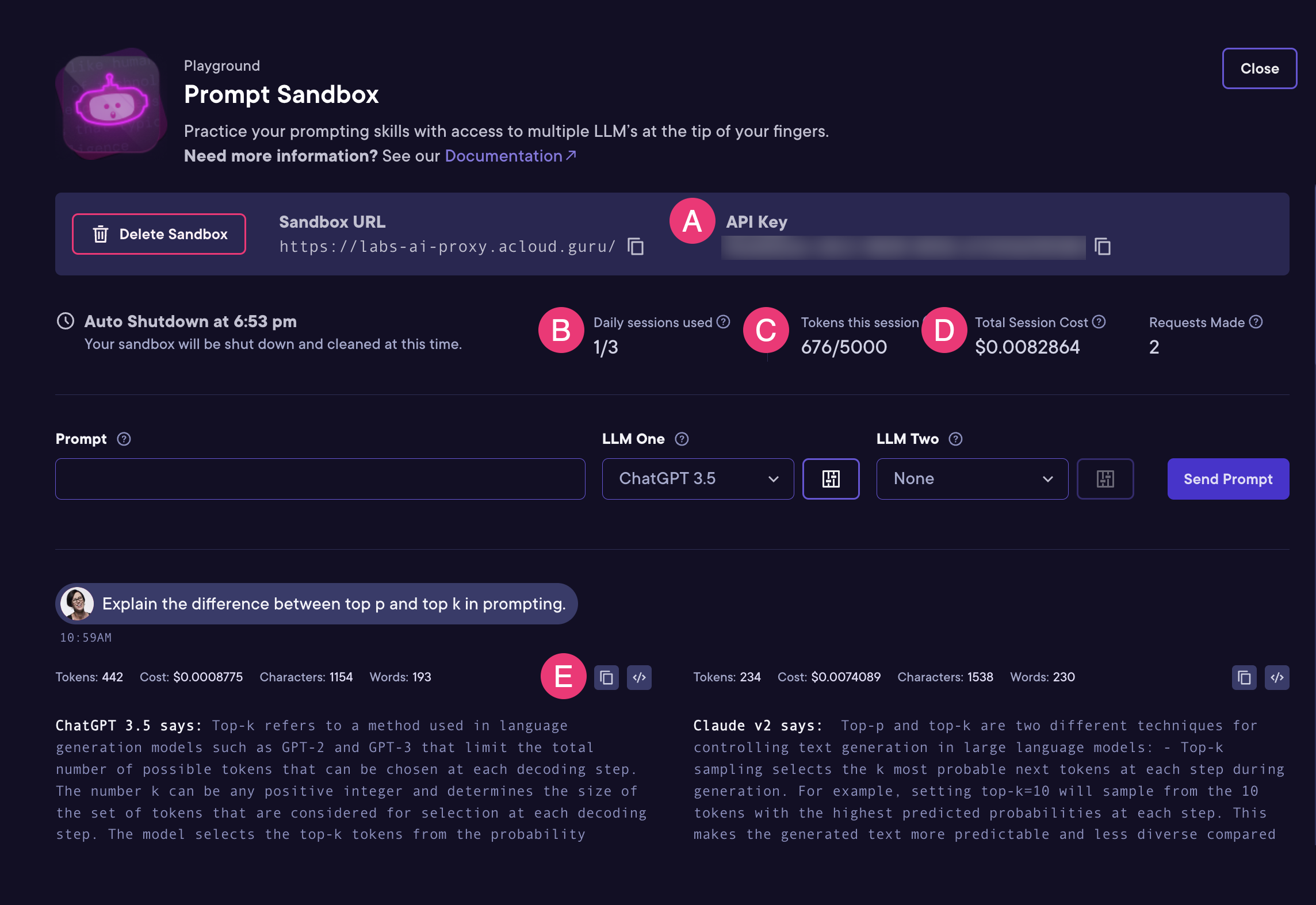 AI sandboxes – Pluralsight Help Center