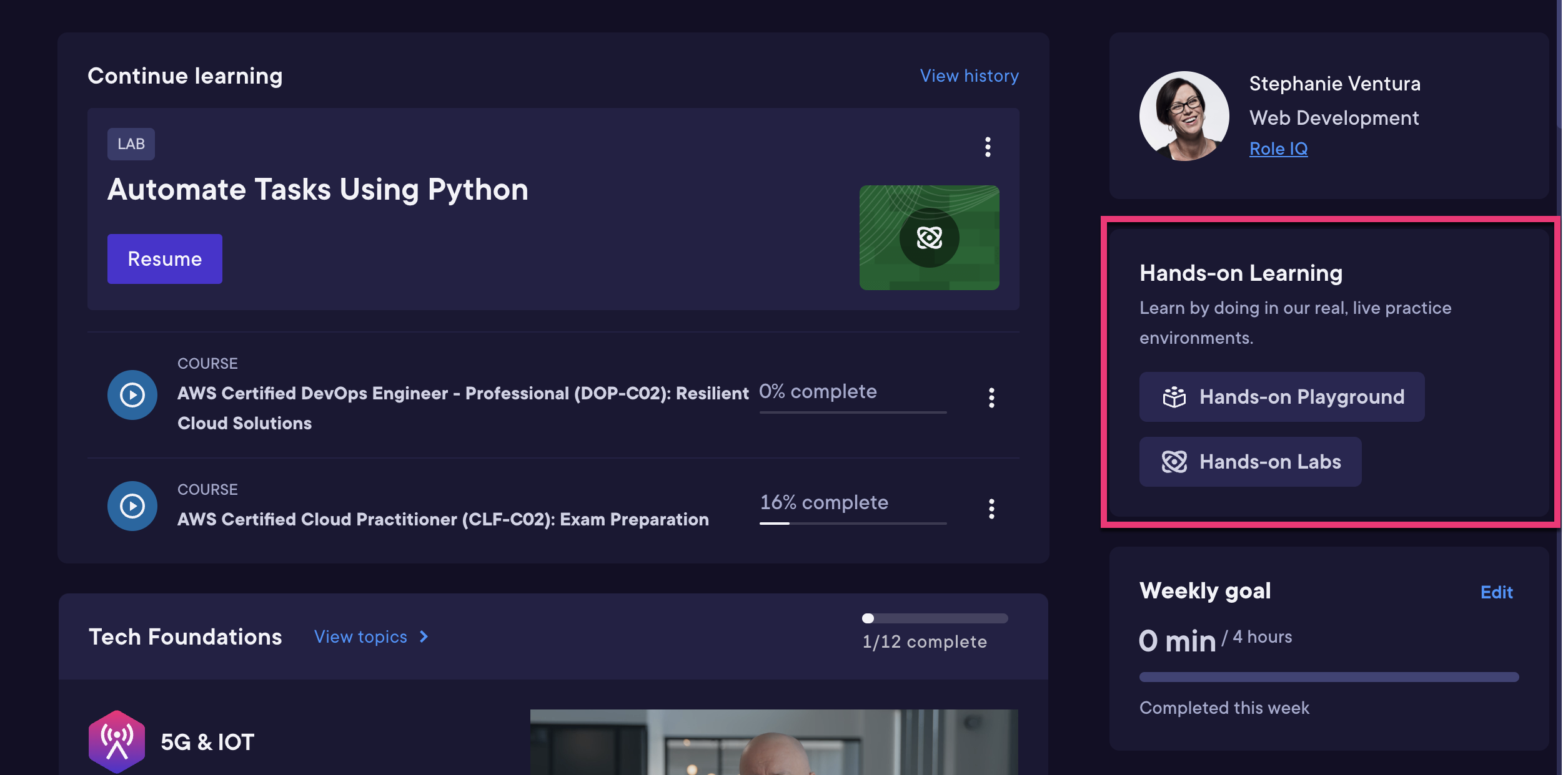 Hands-on labs – Pluralsight Help Center
